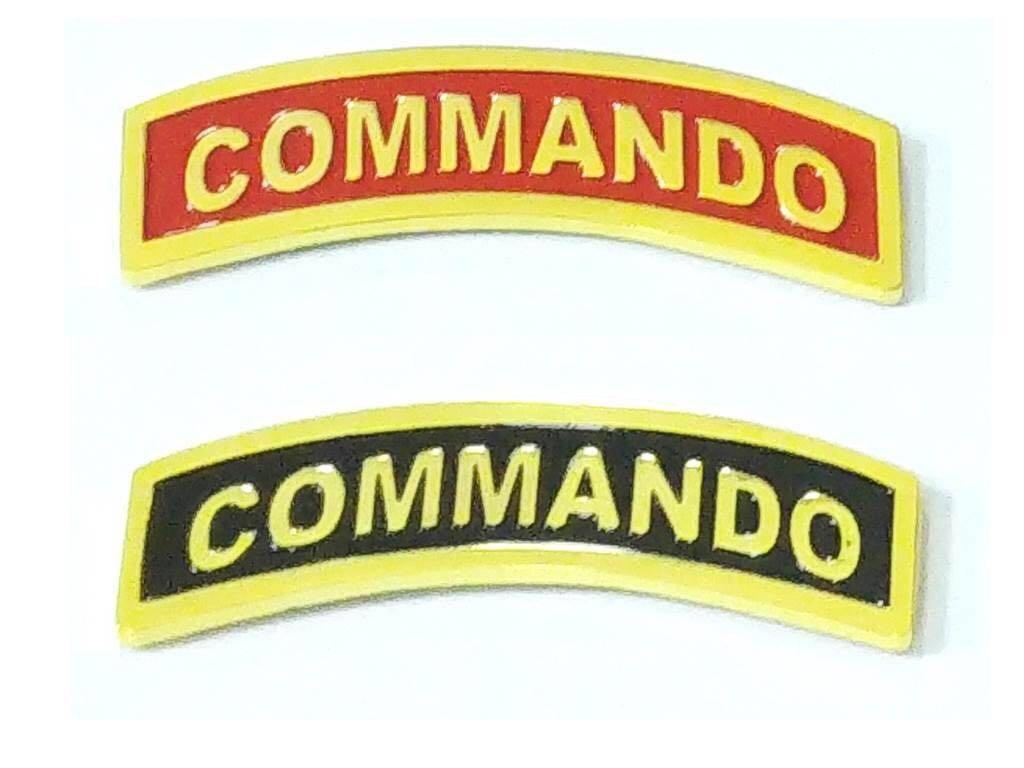 Curved Military Pins Aggressor, Armour, Artillery, Commando, Enforcer ...
