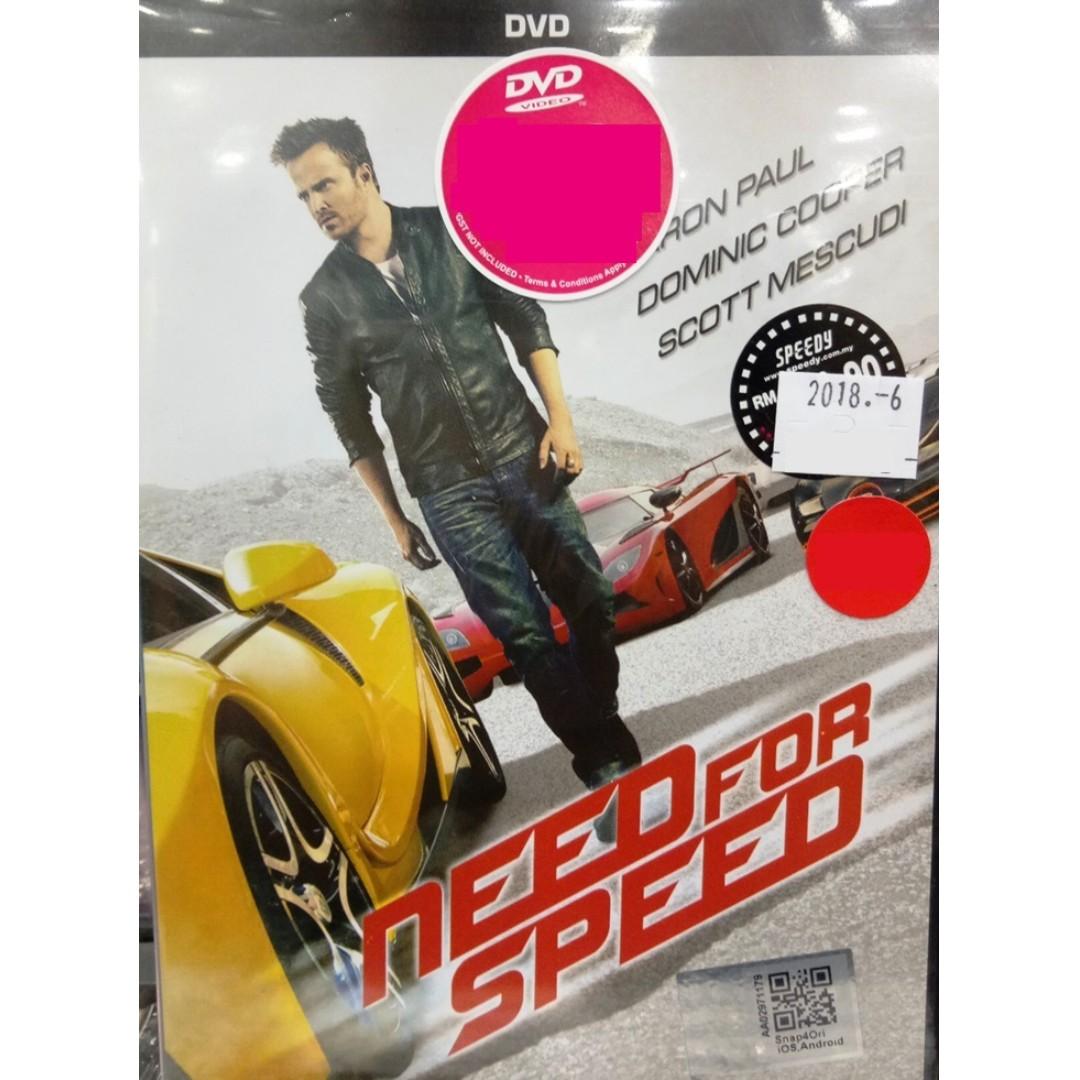 English Movie Need For Speed DVD, Hobbies & Toys, Music & Media, CDs ...