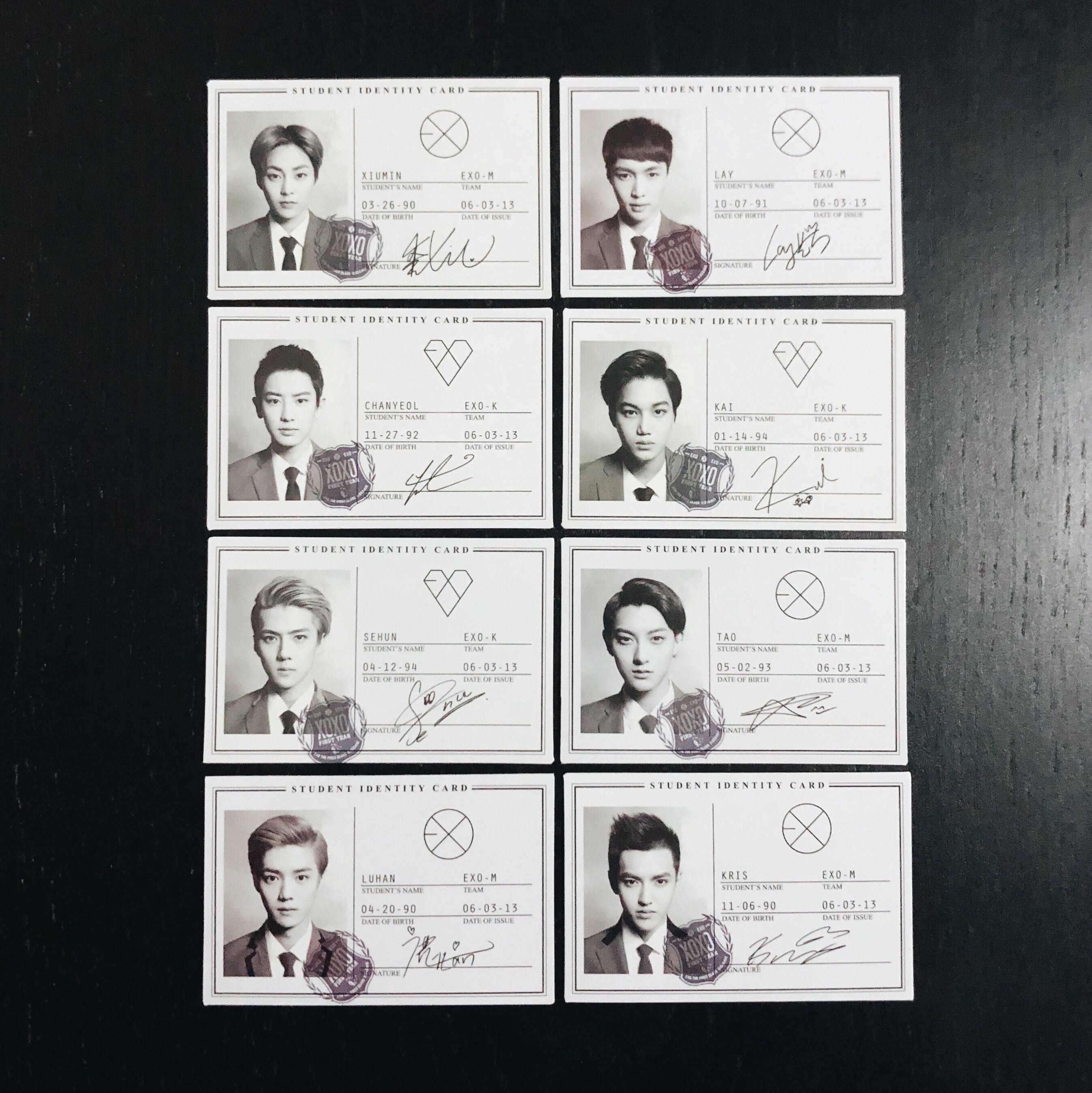 Exo Xoxo Exo Xoxo 2 Scenes 12 Members Vert Poster 14 5 | Desertcart