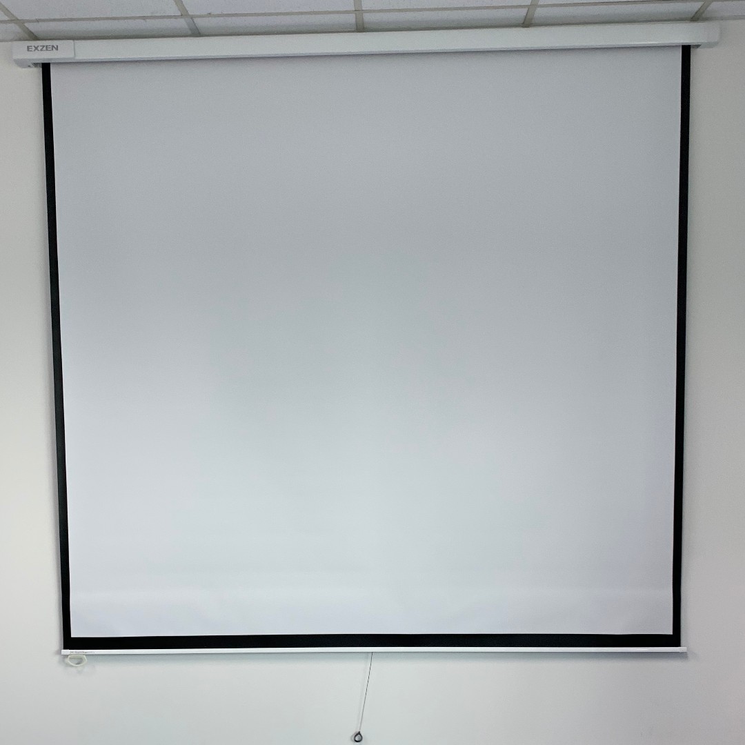 EXZEN projector screen, TV & Home Appliances, TV & Entertainment ...