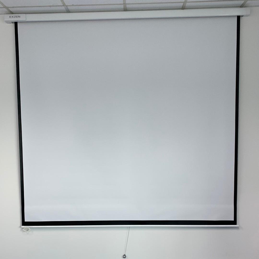 EXZEN projector screen, TV & Home Appliances, TV & Entertainment ...