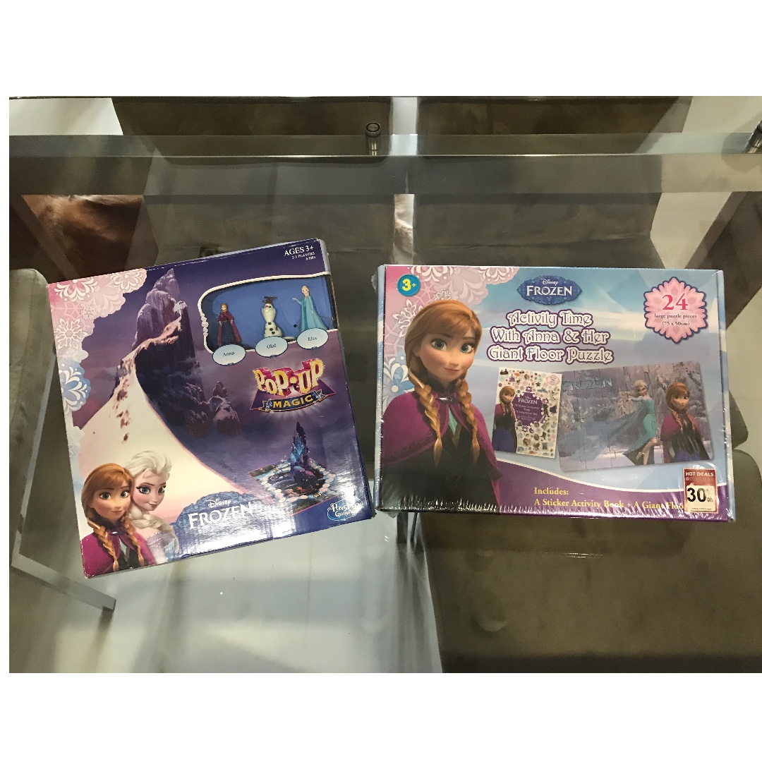 Frozen Pop Up Magic & Floor Puzzle, Hobbies & Toys, Toys & Games on ...