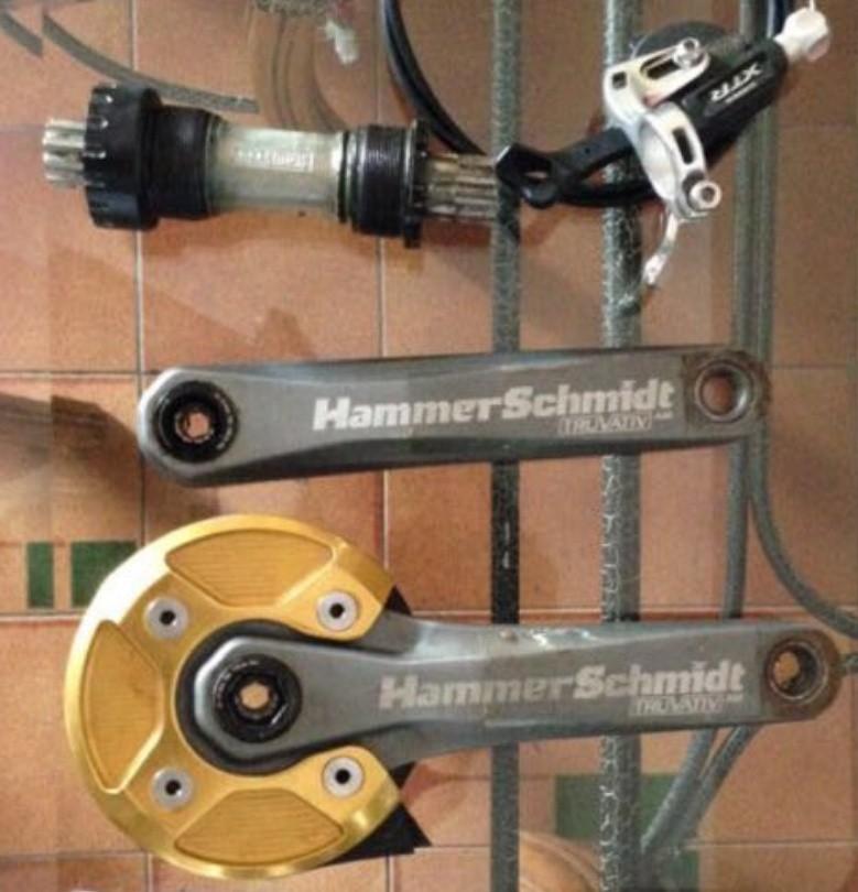 Hammerschmidt crankset, Sports Equipment, Bicycles & Parts, Bicycles on ...