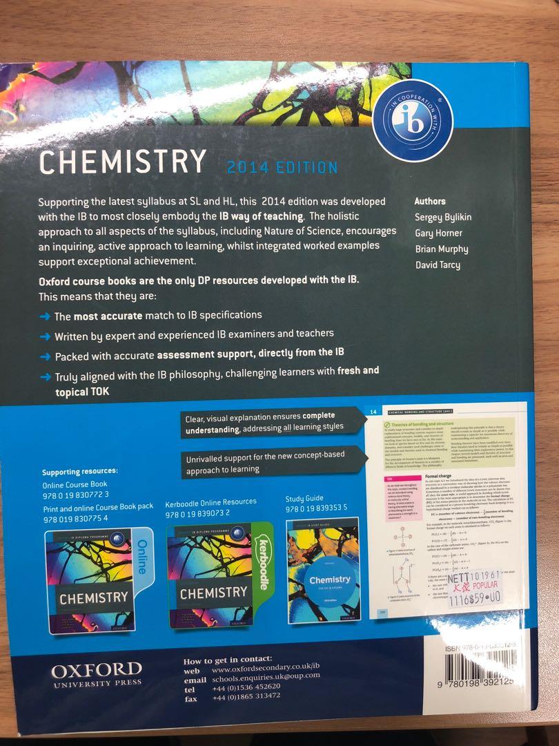 IBDP CHEMISTRY textbook Oxford, Hobbies & Toys, Books & Magazines ...
