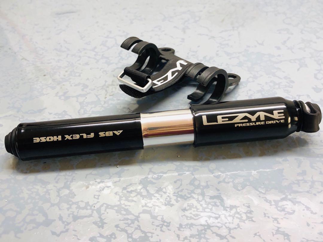 Lezyne Pressure Drive Pump + Nylon Bracket Mount, Sports Equipment ...