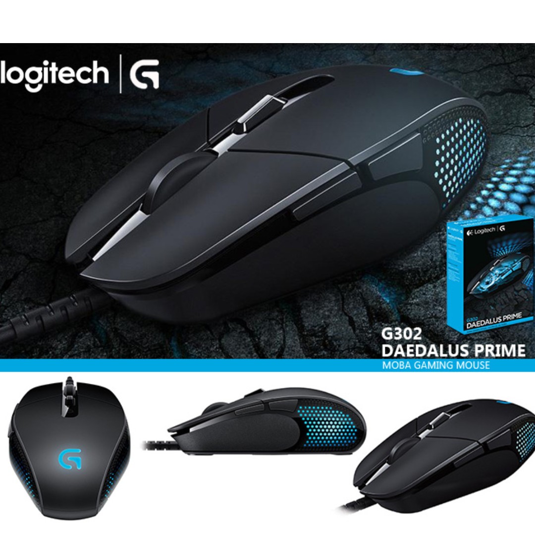 Logitech G302 Daedalus Prime MOBA Gaming Mouse on Carousell
