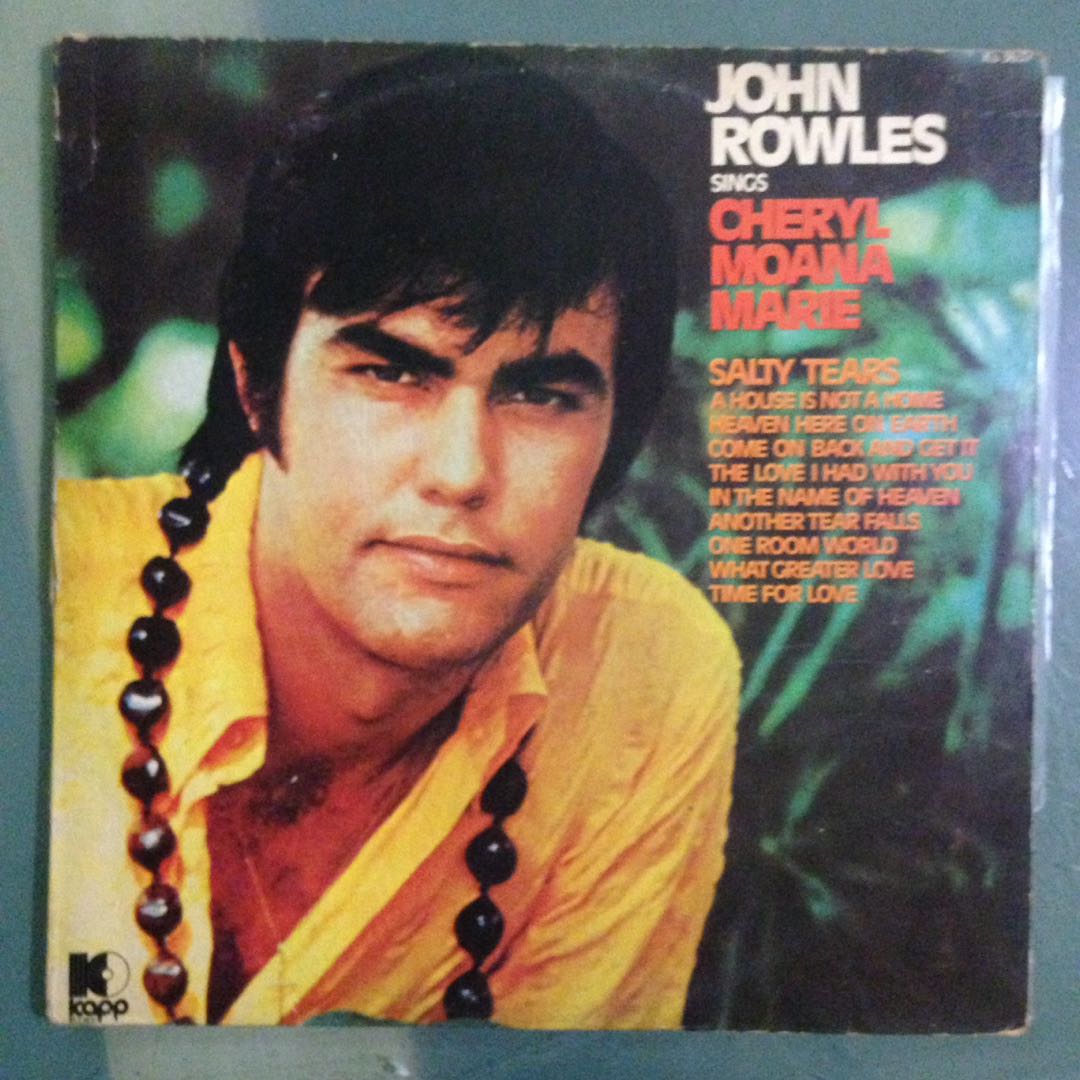 Lp John Rowles (Cheryl Moana Marie) vinyl record, Hobbies & Toys, Music ...