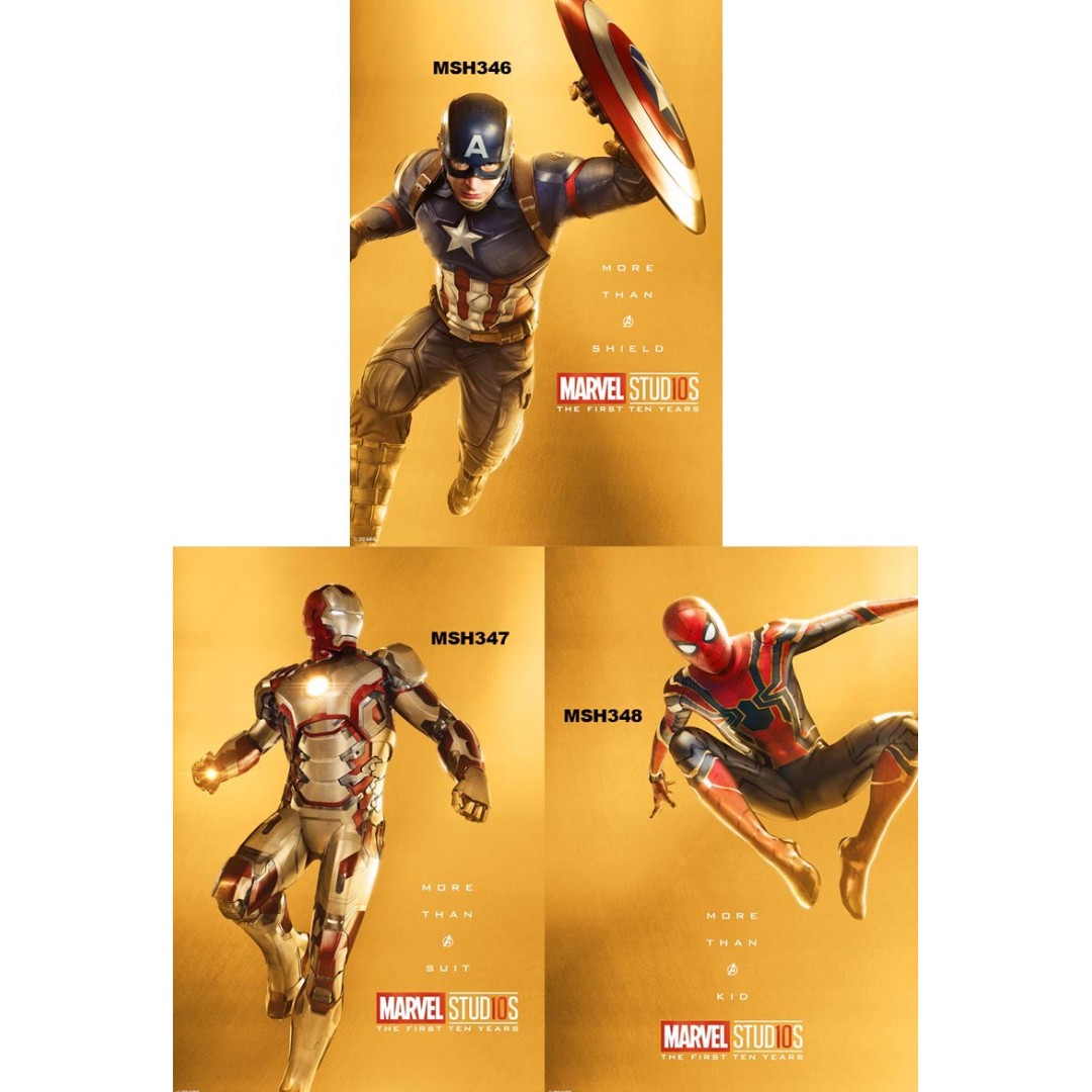 MARVEL STUDIOS: THE FIRST 10 YEARS POSTERS (PART 1), Hobbies & Toys ...