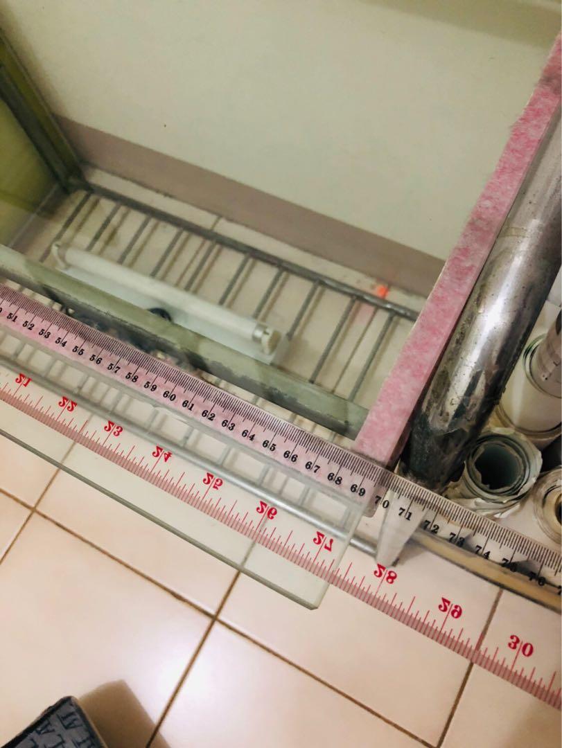 Meja tracing gambar lukis arsitek plus lampu TL, Perabotan Rumah di ...