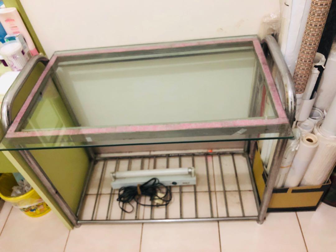 Meja tracing gambar lukis arsitek plus lampu TL, Perabotan Rumah di ...