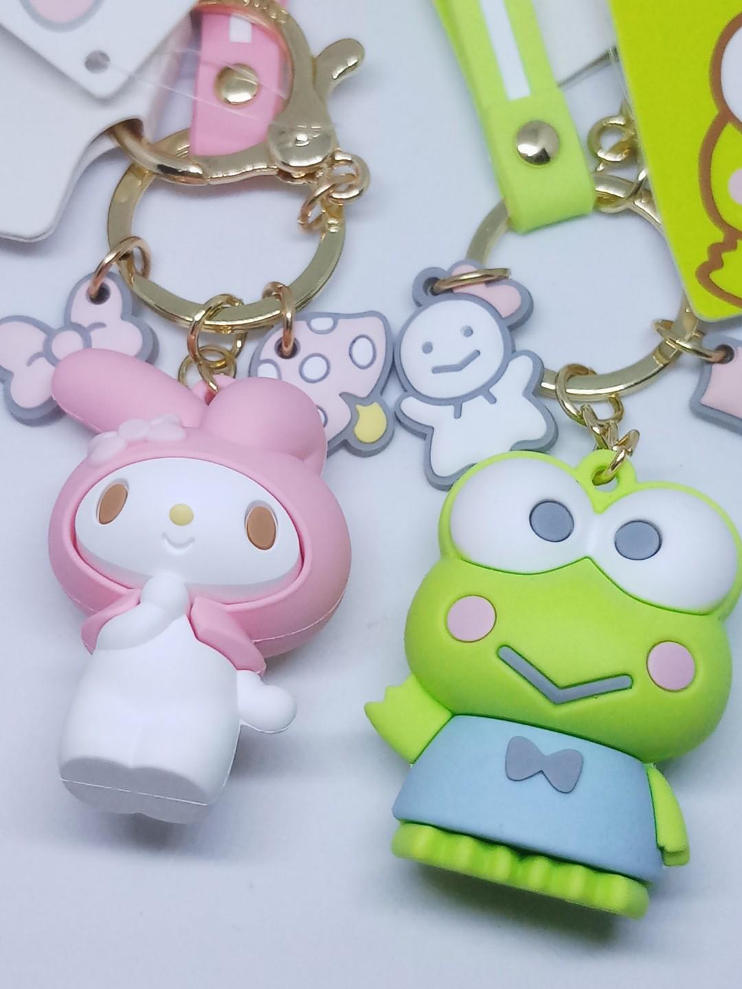 Miniso Sanrio My Melody/Kerokeroppi Bagcharm Keychain 1pc, Women's ...