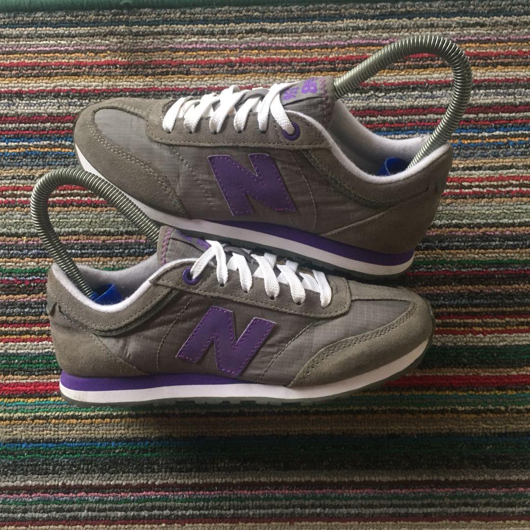 New Balance, 556 in Grey/Purple, Fesyen Wanita, Sepatu di Carousell