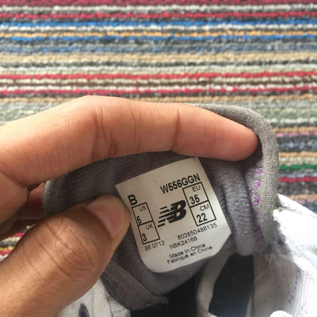 New Balance, 556 in Grey/Purple, Fesyen Wanita, Sepatu di Carousell
