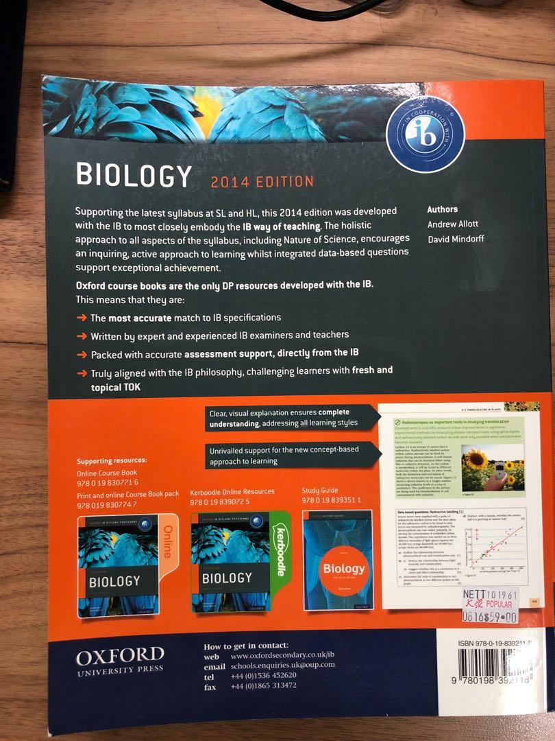 Oxford IB Diploma Biology Textbook, Hobbies & Toys, Books & Magazines ...