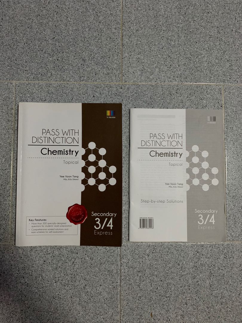 Pass With Distinction Chemistry O level, Hobbies & Toys, Books ...