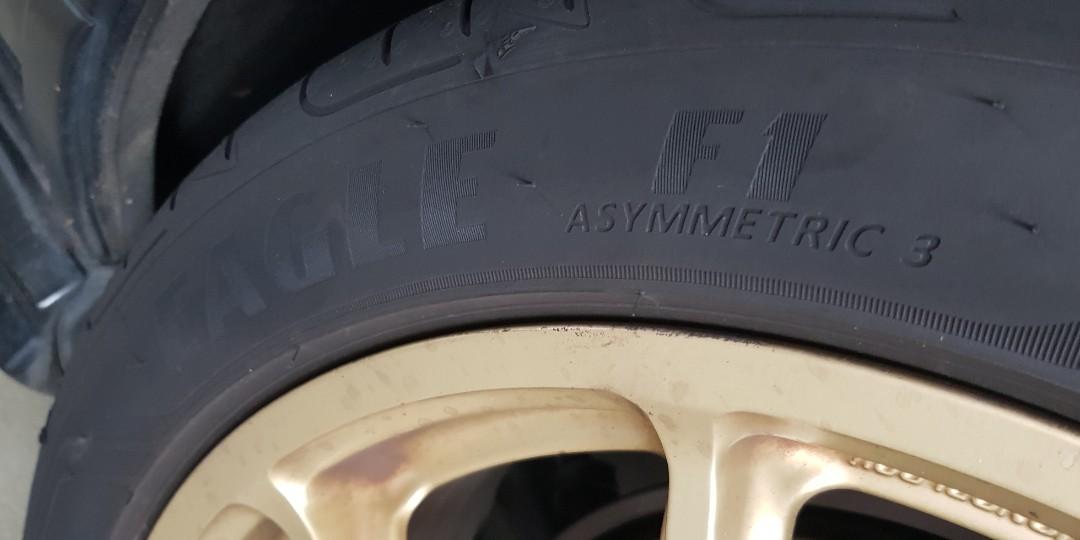 Prodrive GC-010E Premium 17" Forged Rims and Goodyear F1 Asymmetric3 ...