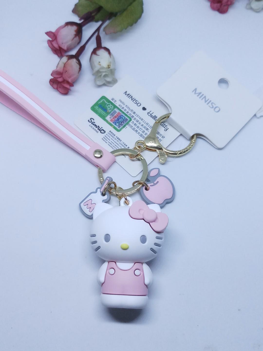 Sanrio Hello Kitty Miniso bagcharm keychain, Women's Fashion, Watches ...