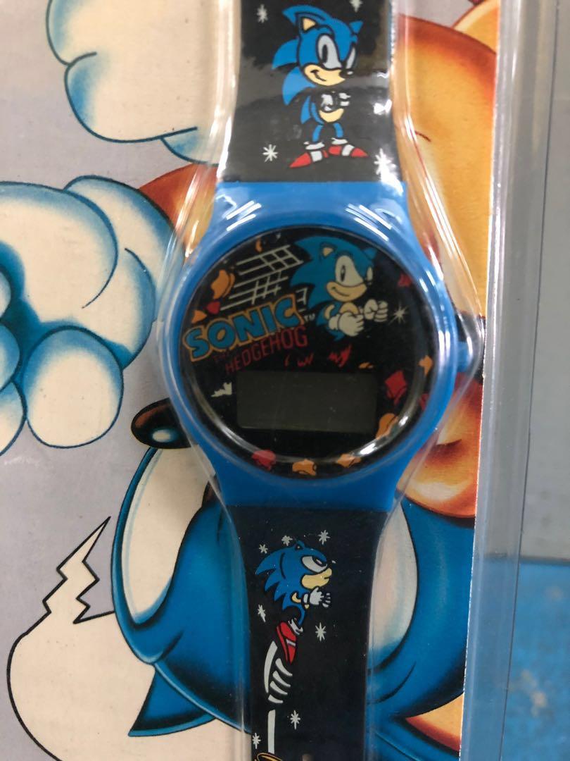 SEALED! Vintage Official SEGA Licensed Sonic the Hedgehog Digital Watch ...