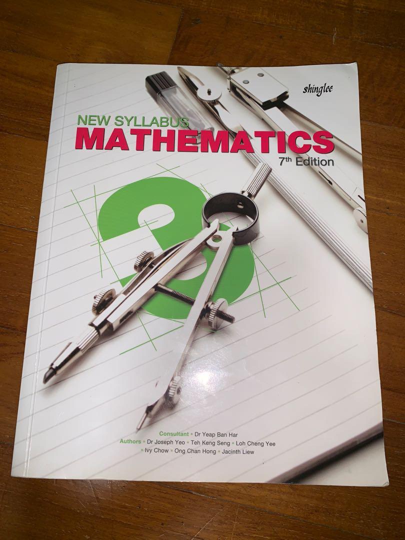 Secondary 3 Mathematics textbook, Hobbies & Toys, Books & Magazines ...