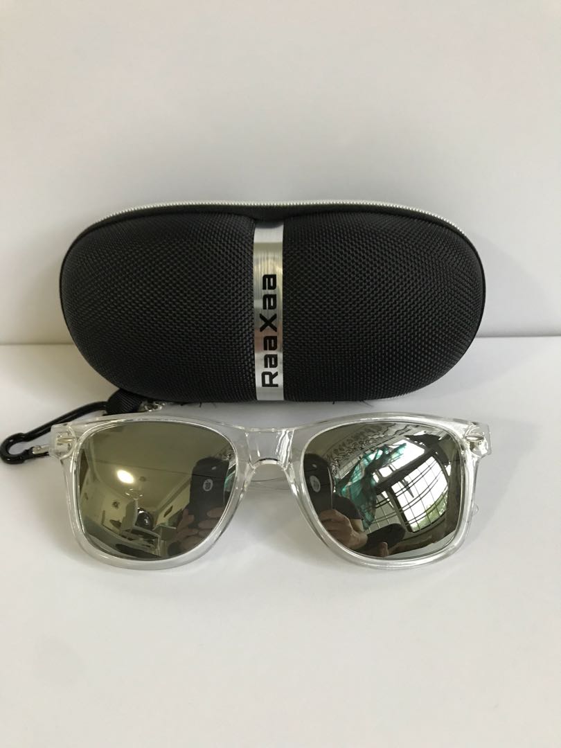 Transparent Frame with Silver Mirror Lenses, Luxury, Accessories on ...