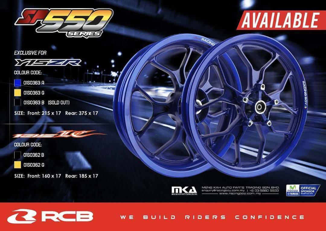 Yamaha Sniper - RCB SP550 rims BNIB, Motorcycles, Motorcycle ...