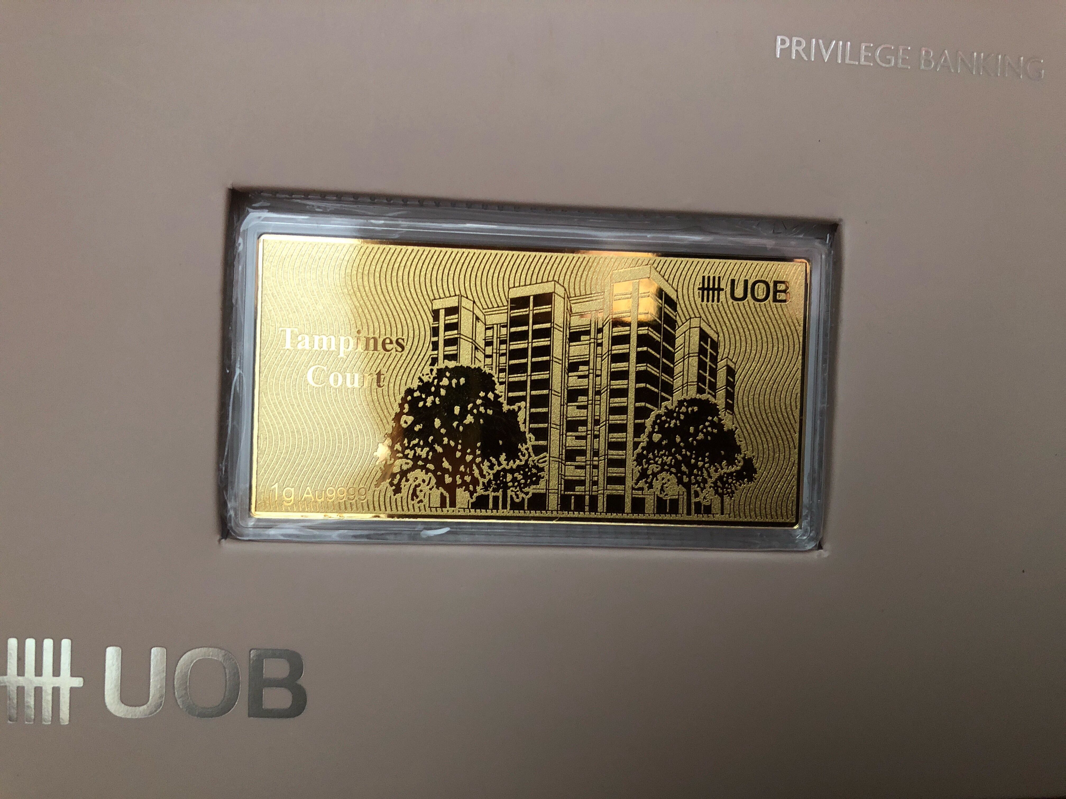 999 One gram commemorative engraved plate, Women's Fashion, Jewelry ...