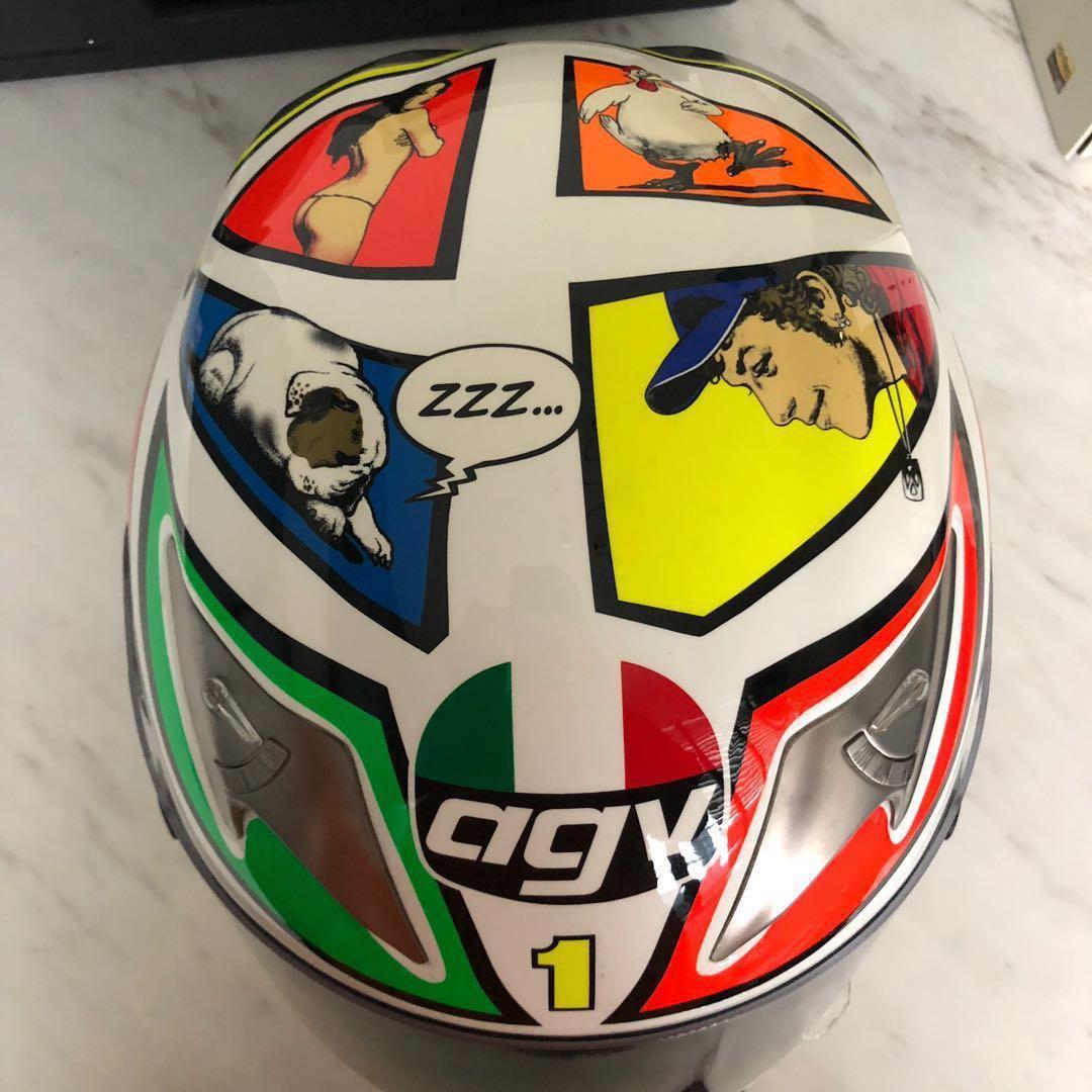 AGV VALENTINO ROSSI VR46 TI-TECH FULL face helmet Mugello 2006 Helmet ...