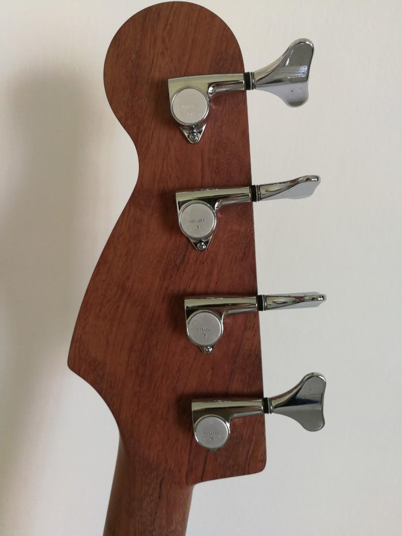 Almost New! Warmoth Tele Body Electric Bass! 24 frets! P+J Pickups ...