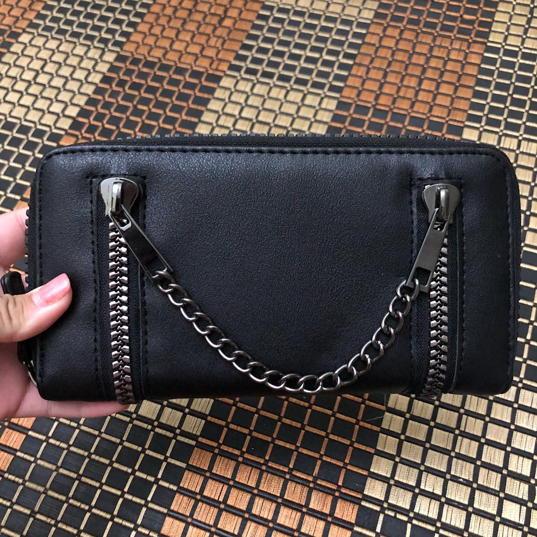 BN Black long wallet from Primark, Luxury, Bags & Wallets on Carousell