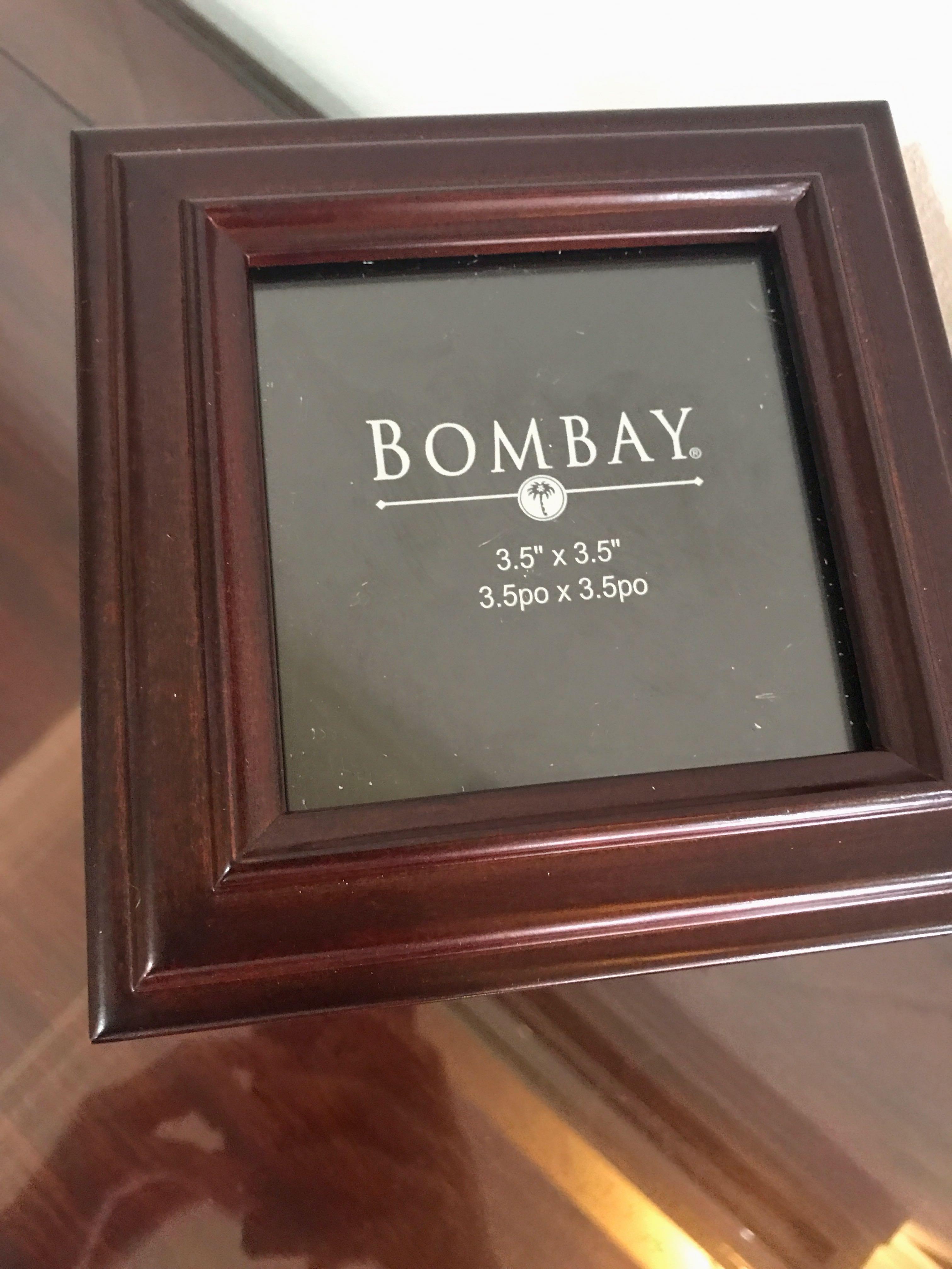 Bombay Mahogany Wood Photo Cube Box, Furniture & Home Living, Home ...