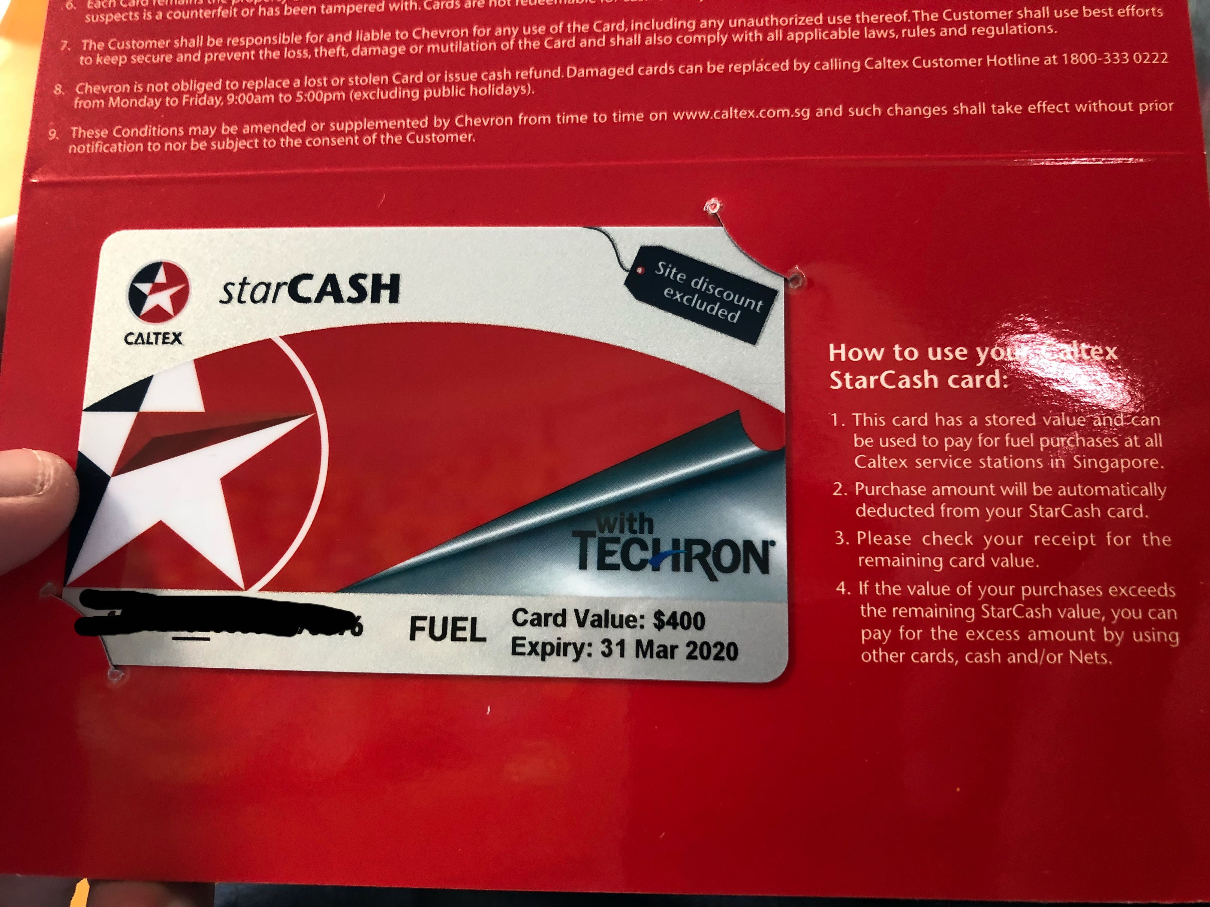 Caltex Petrol Card, Tickets & Vouchers, Vouchers on Carousell