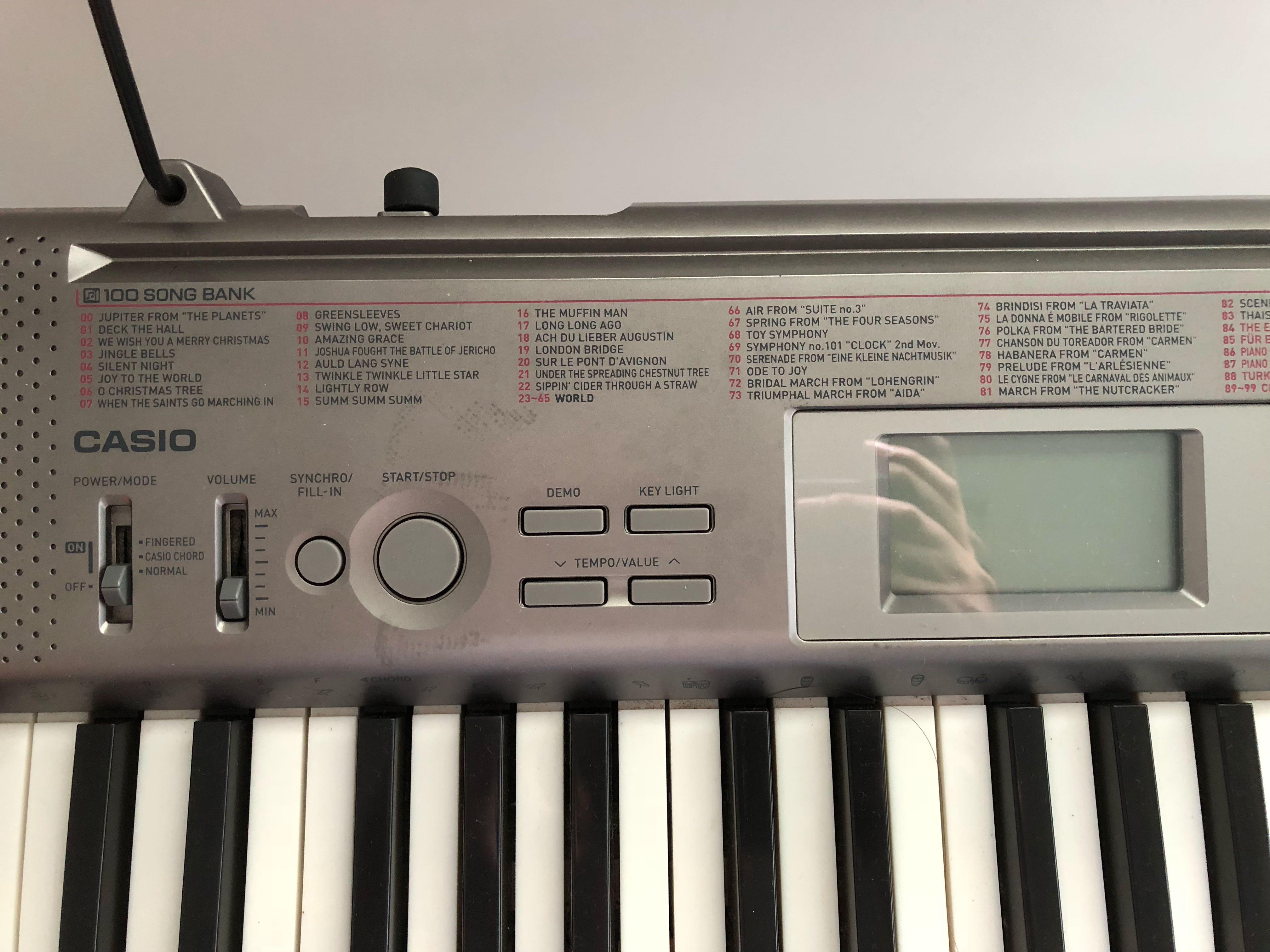 Casio LK-120 Keyboard with Stand, Hobbies & Toys, Music & Media, Musical Instruments on Carousell