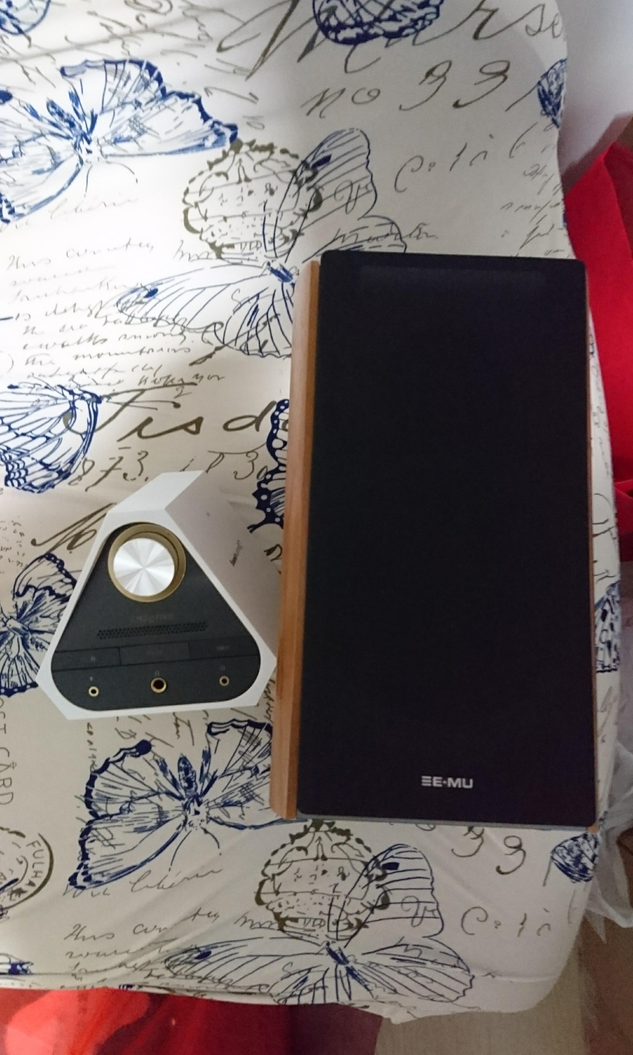 Creative Sound Blaster X7 and E-MU XM7 Speakers and Amplifier, Audio ...