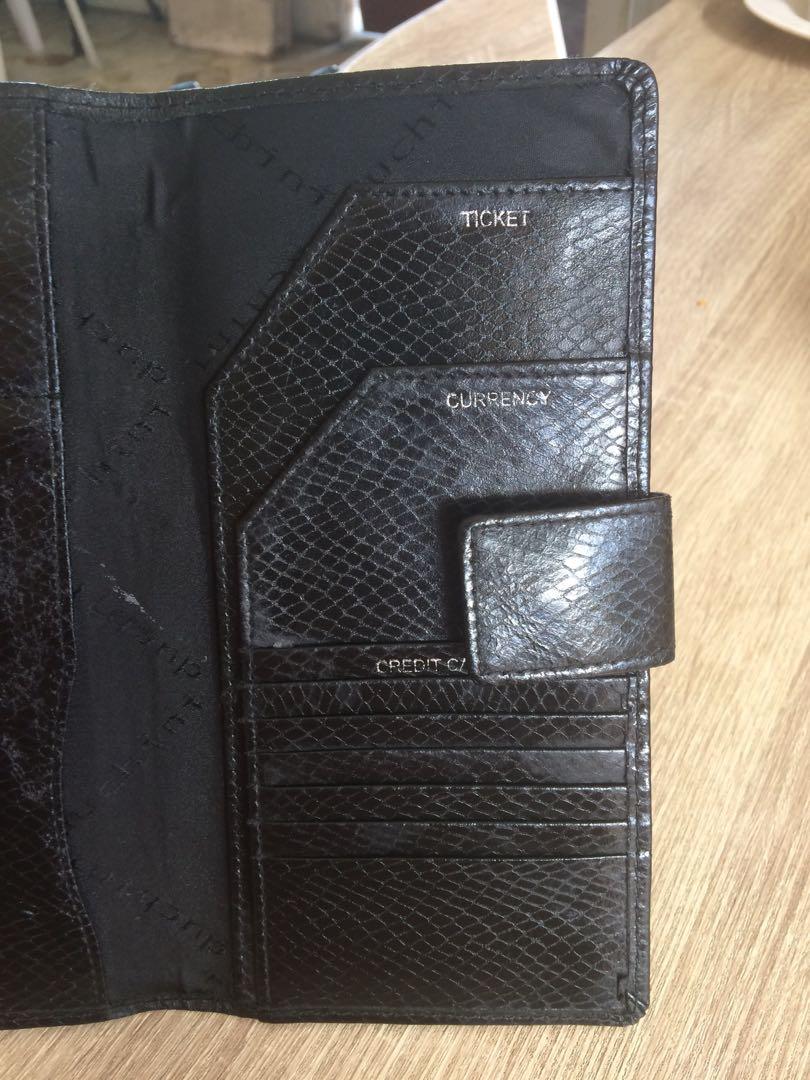 Duchini Passport leather long wallet, Women's Fashion, Bags & Wallets ...