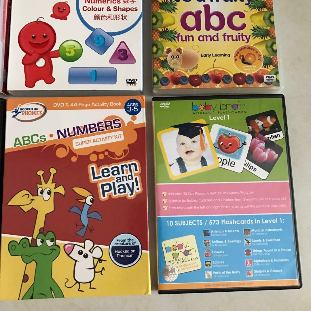 DVDs - ABC Chinese Frozen Barney Flashcard fruity baby learn Chinese ...