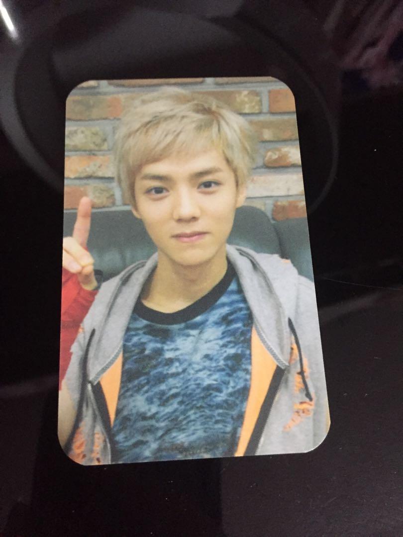exo wallet and luhan fan+luhan photocard, Hobbies & Toys, Memorabilia ...
