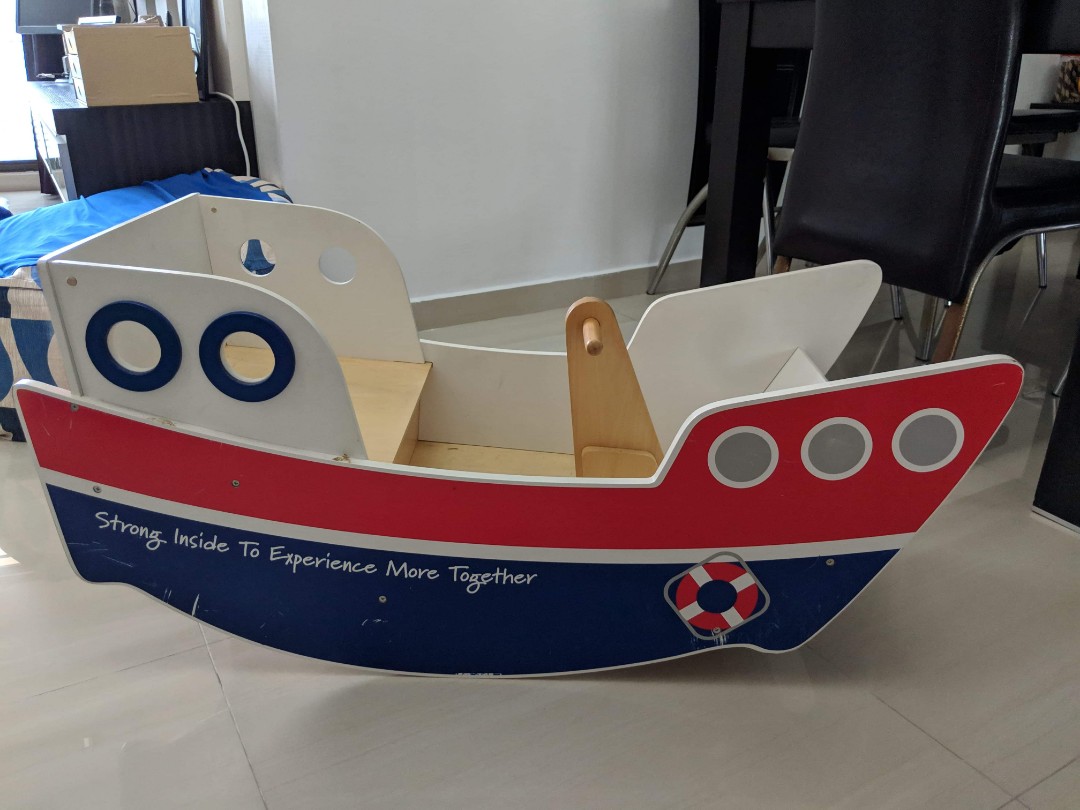 Fast Deal!!! Frisco Rocking Boat, Babies & Kids, Infant Playtime on ...