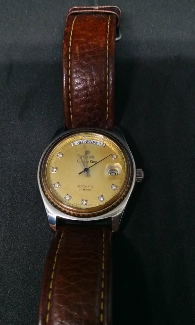 Jam tangan Titoni Cosmo King automatic Vintage, Antik, Jam & Perhiasan ... Jam tangan Titoni Cosmo King automatic Vintage, Antik, Jam & Perhiasan ...