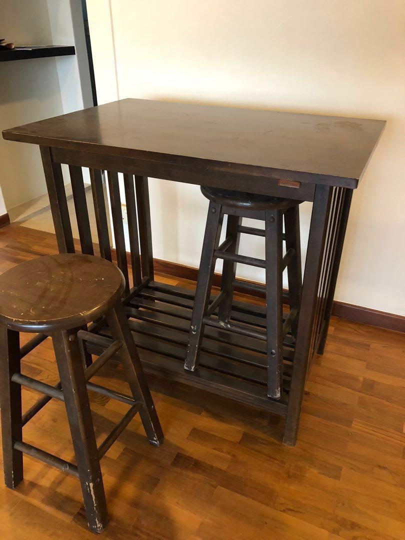 Kitchen Bar Counter / Workstation, Furniture & Home Living, Furniture ...