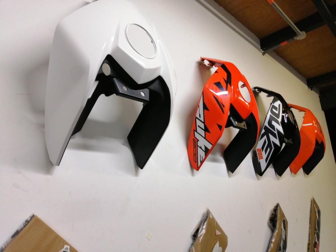 KTM Duke Tank cover, Motorcycles, Motorcycle Accessories on Carousell