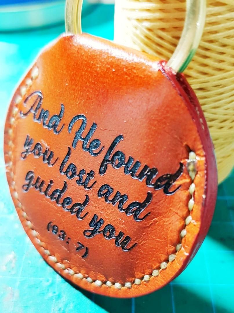 Laser engraving Key tags, Design & Craft, Handmade Craft on Carousell