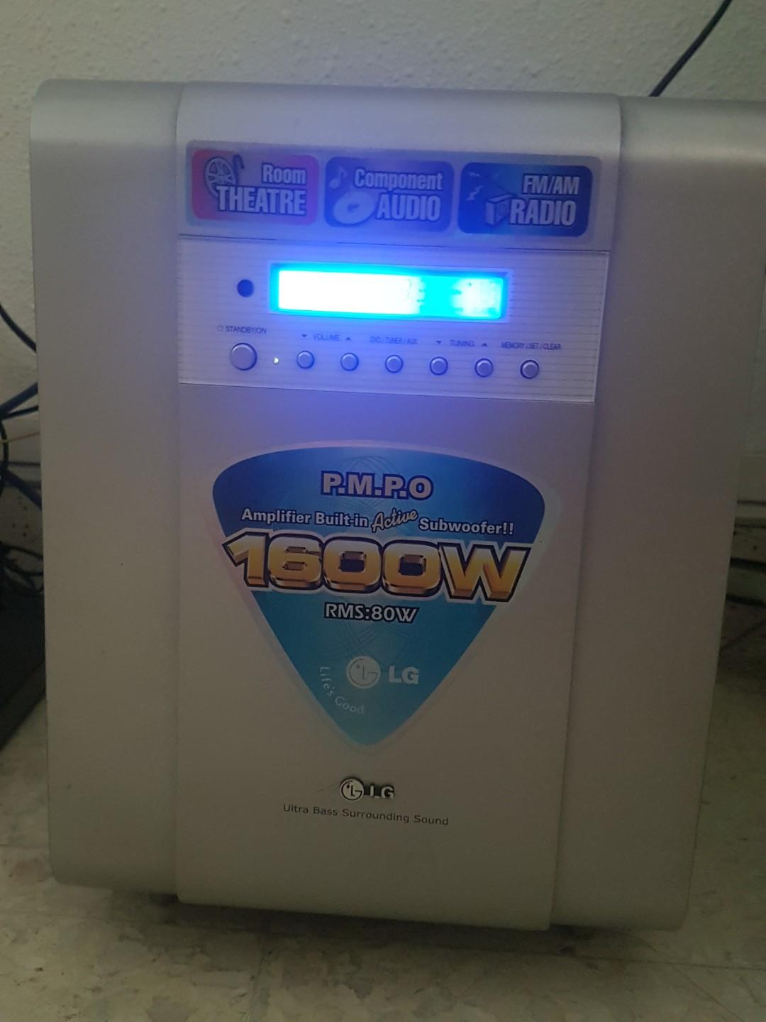 LG Mini Home Theatre system, TV & Home Appliances, TV & Entertainment ...