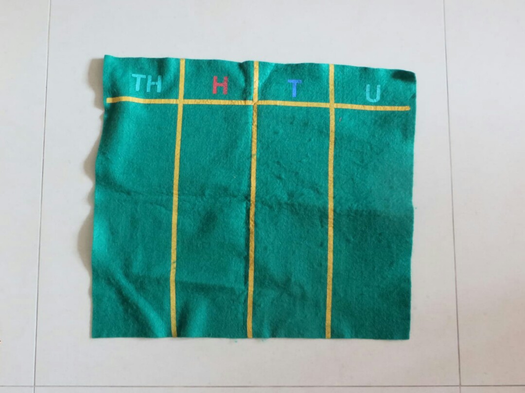 Montessori Maths Operation Mat, Hobbies & Toys, Toys & Games on Carousell