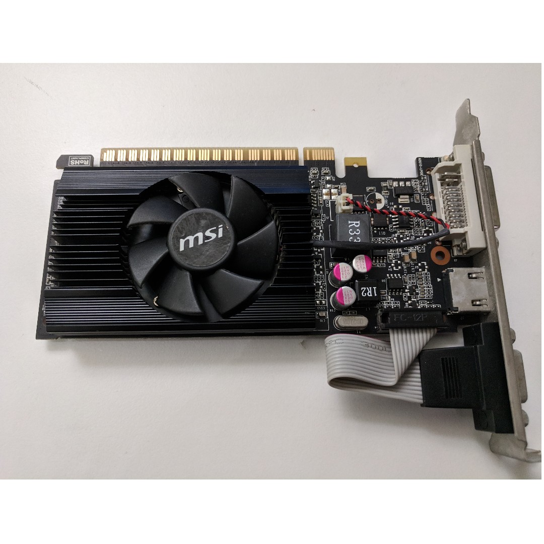 MSI GT 610 1GB DDR3, Computers & Tech, Parts & Accessories, Networking ...
