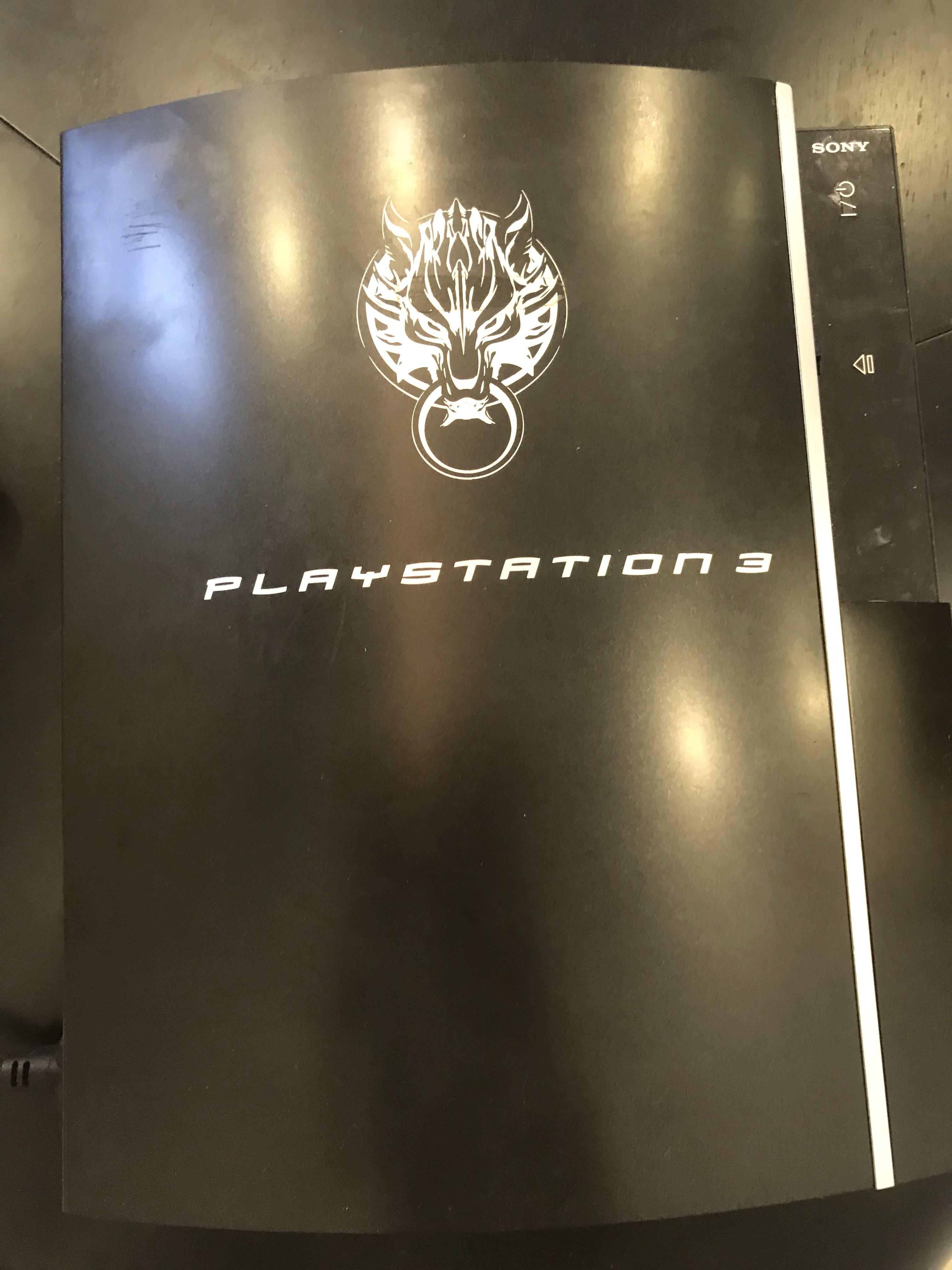 PlayStation 3 Final Fantasy VII Limited Edition 160GB Cloud Black ...