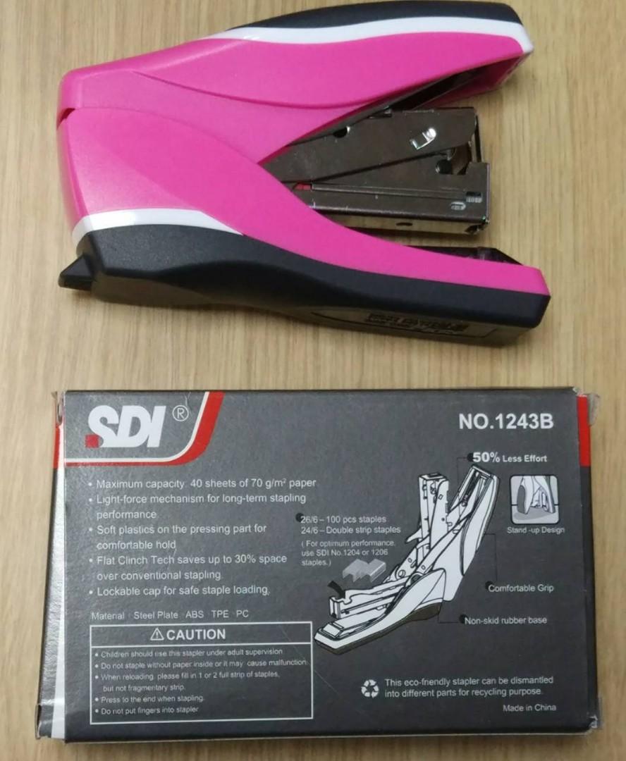 SDI Light Force Half Strip Stapler #1243B, Hobbies & Toys, Stationary ...