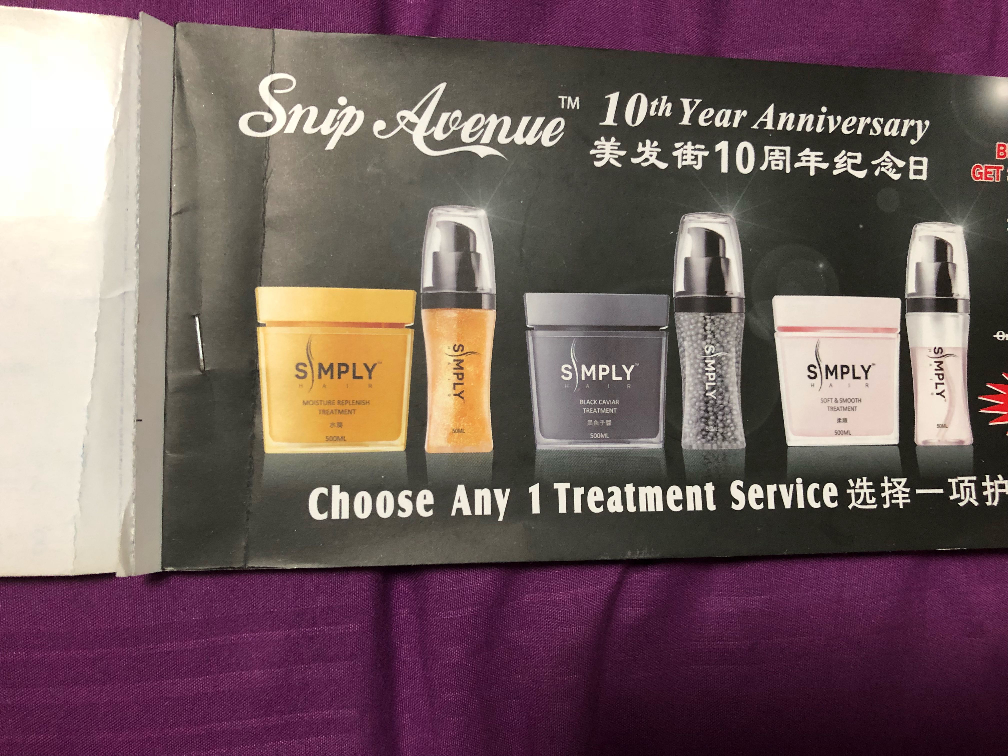 Snip Avenue Hair Care Treatment, Beauty & Personal Care, Hair on Carousell