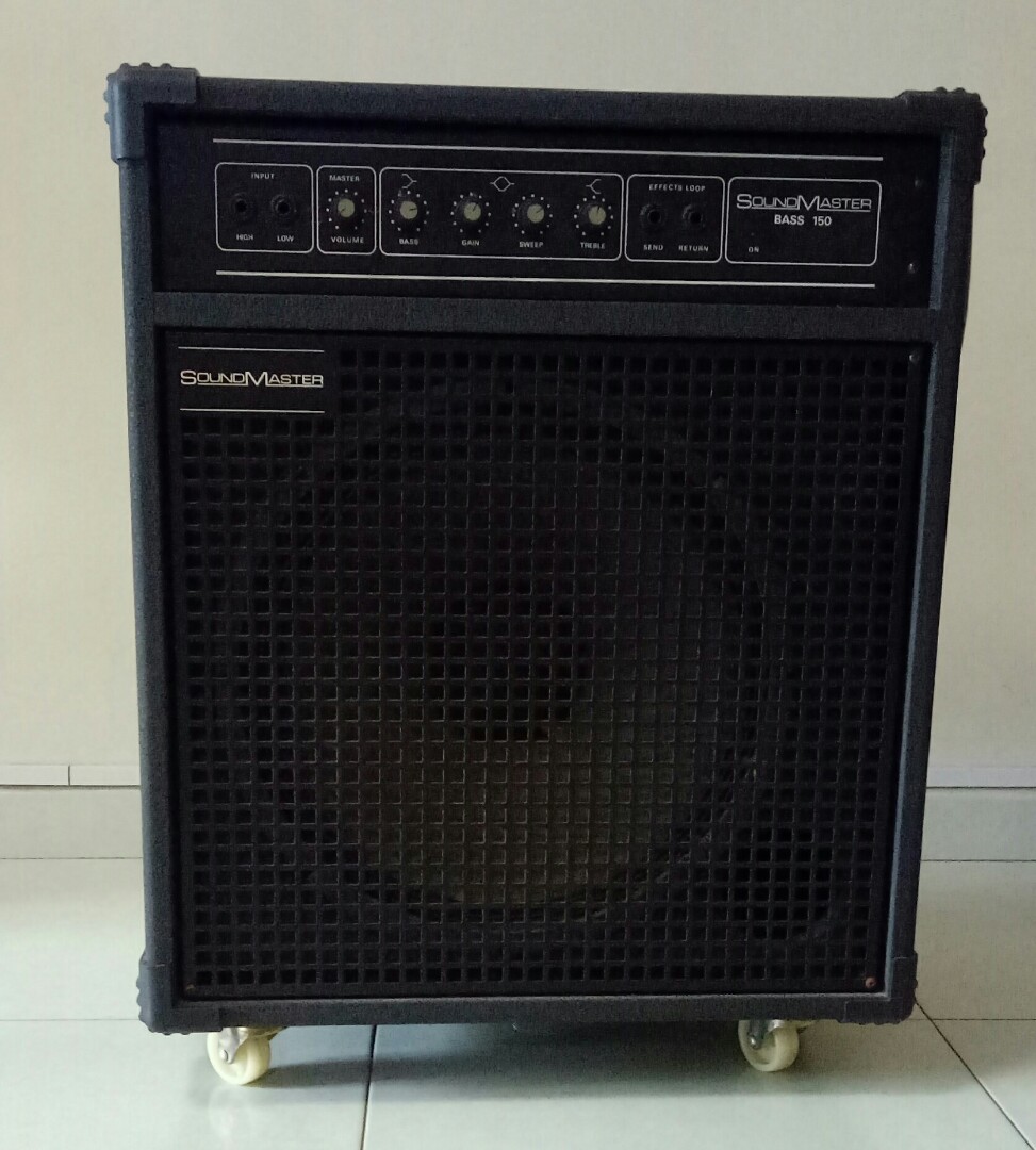 SoundMaster Bass Amp. Model: Bass 150. Made in England., Hobbies & Toys ...