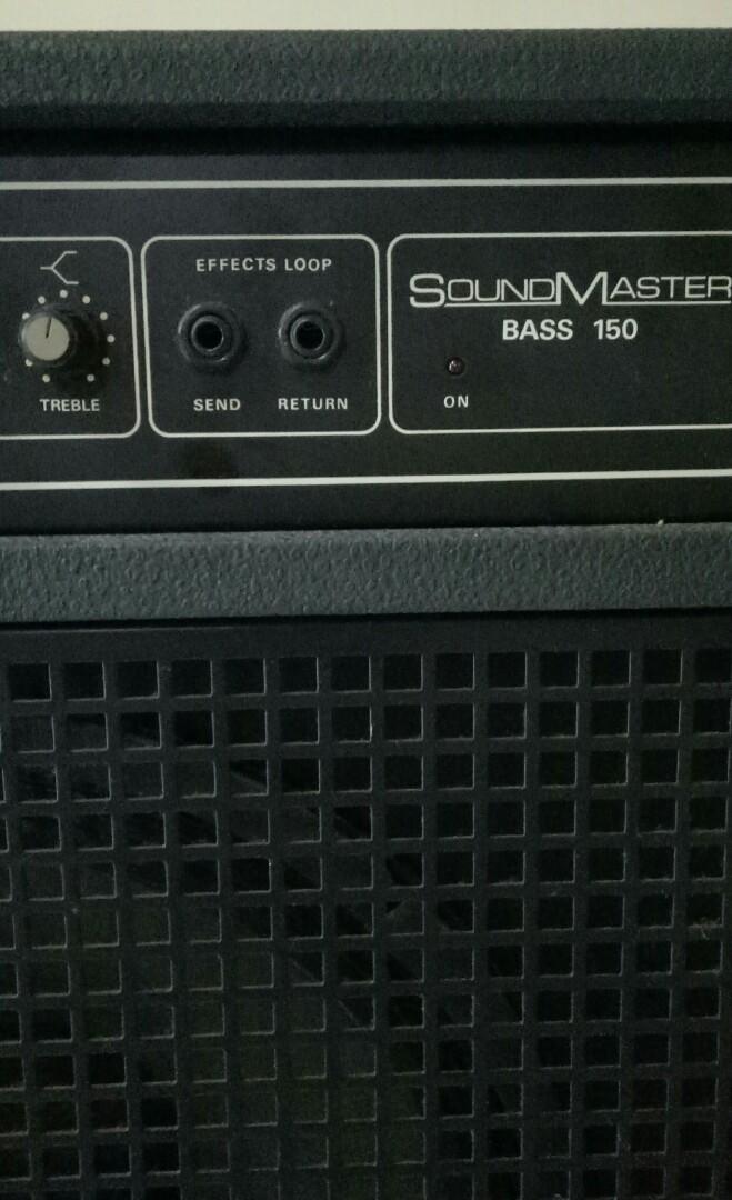 SoundMaster Bass Amp. Model: Bass 150. Made in England., Hobbies & Toys ...