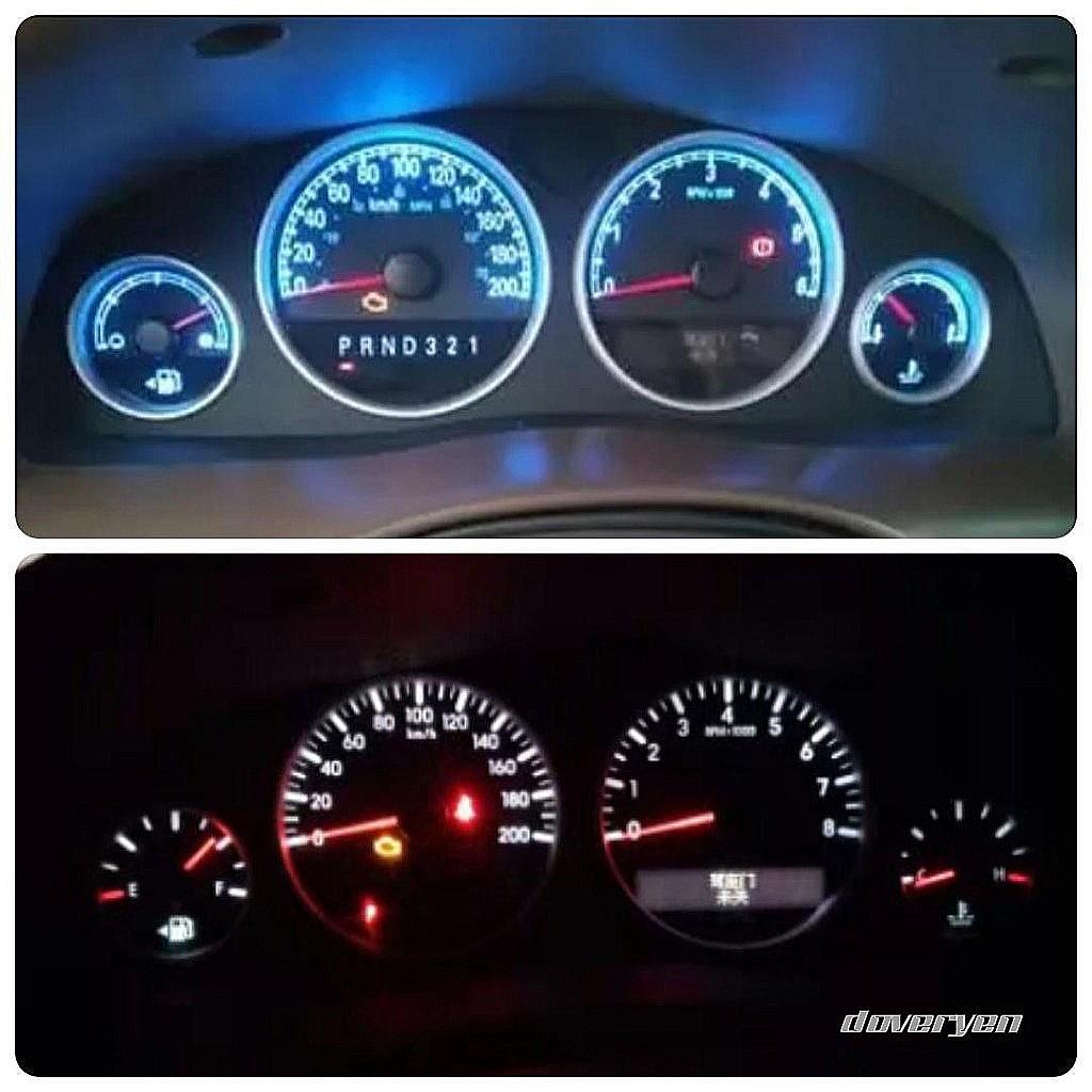 T5 Twist Lock / Flat Base Speedometer Dashboard LED Bulb - Fits ...